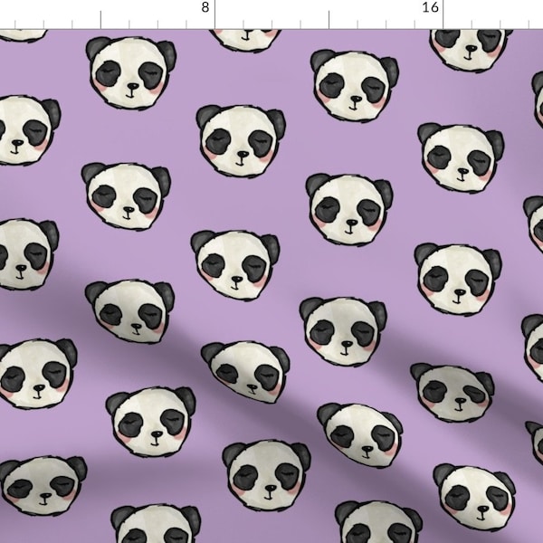 Purple Panda - Etsy