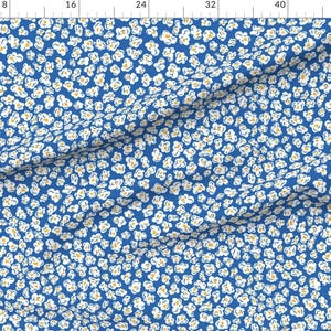 Popcorn Fabric Pop, Pop, Popcorn by Vo Aka Virginiao Blue Popcorn ...