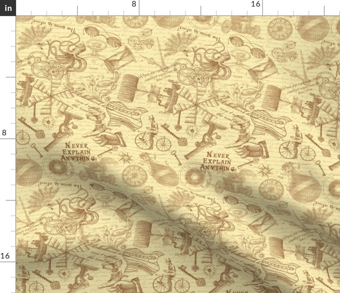 Steampunk Fabric Steampunk Collage by Risarocksit Steampunk Sketch ...