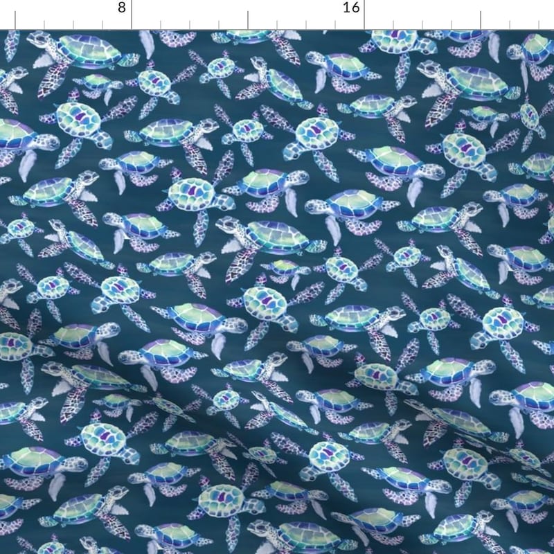 Sea Life Baby Quilt - Etsy