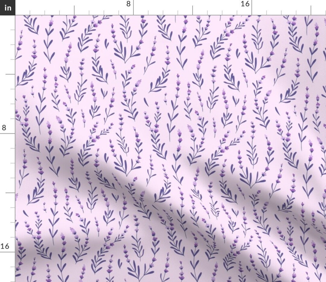 Lavender Fields Fabric Lavender by Alenkakarabanova Lavender on ...