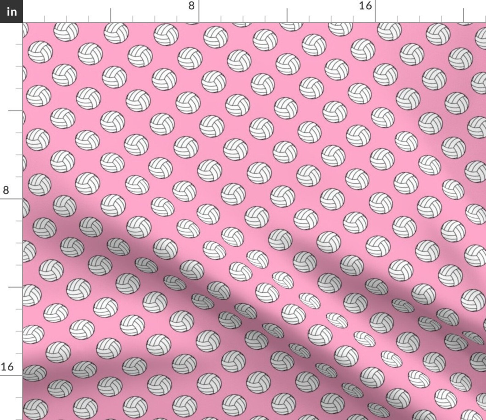 Pink Sports Fabric Girls Sports Volleyball Balls on - Etsy