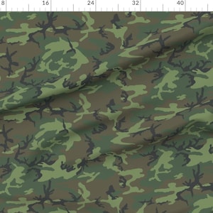 Camo Fabric - Lime Color Camo by Ricraynor- ERDL Camouflage Camping ...