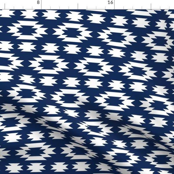 Aztec Print Cotton Fabric - Etsy