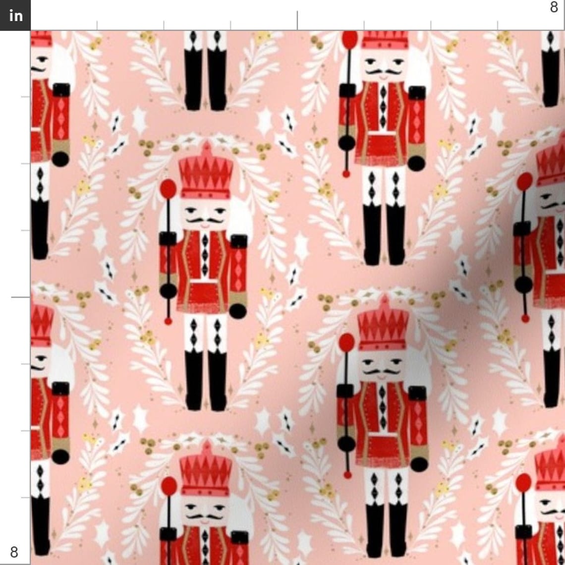 Nutcracker // Pink and Red Nutcrackers Holiday Xmas Christmas - Etsy