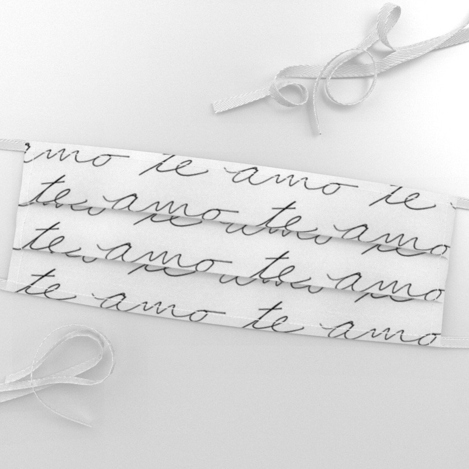 Te Amo Fabric Te Amo by Thin Line Textiles Te Amo Script I - Etsy