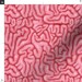 Brain Fabric Neon Pink Brains by Sufficiency Brain Pink - Etsy