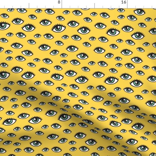 Colorful Eye Fabric Eyes Pile by B0rwear Eye Colors Spooky - Etsy