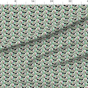 Corgis & Tiki Fabric Corgi Tricolored Fabric by Petfriendly - Etsy