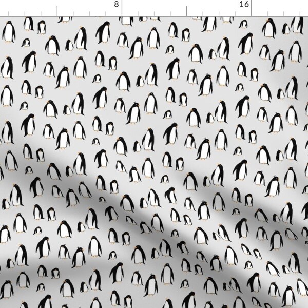 Penguin Fabric - Etsy