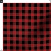 Buffalo Check Fabric Tiny Buffalo Check Red and Black by Sugarfresh Red ...