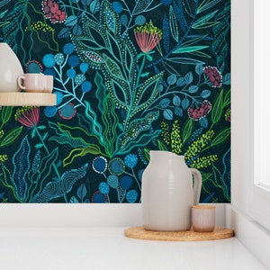 Australian Flora Wallpaper Botanical Vibes by Kostolom3000 - Etsy