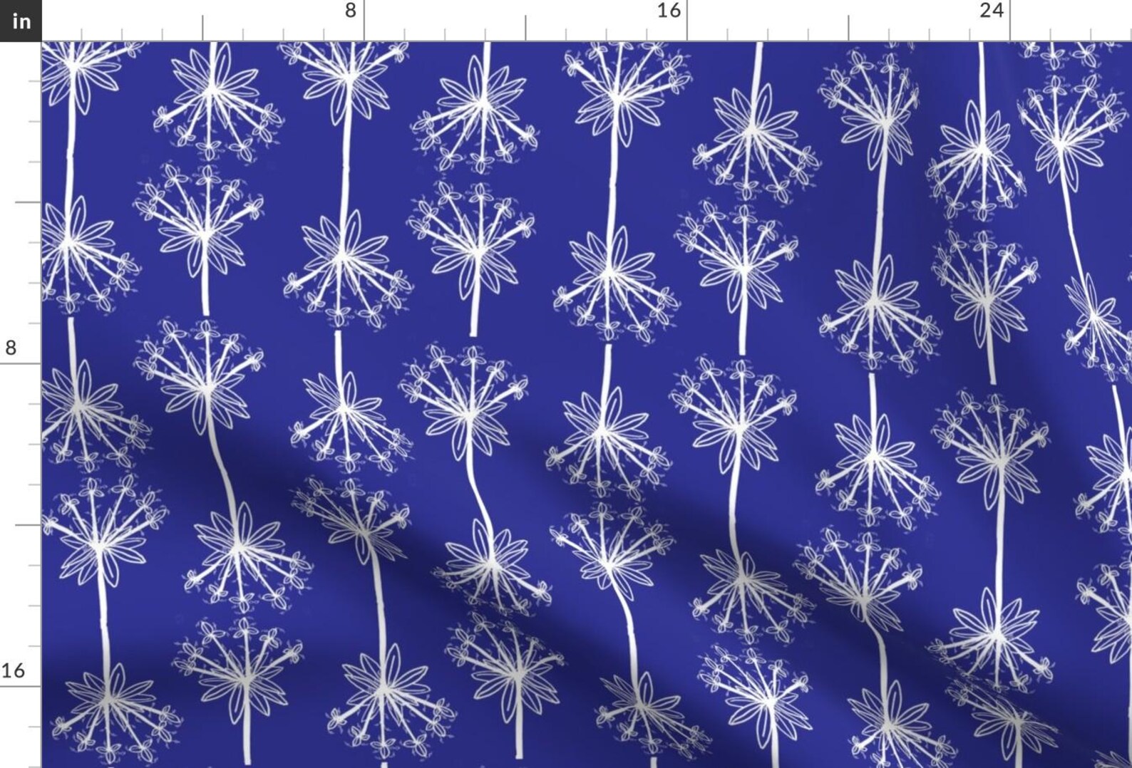 Quaking Flowers Fabric - Quaking Flowers by Gillianlancaster - Bright ...