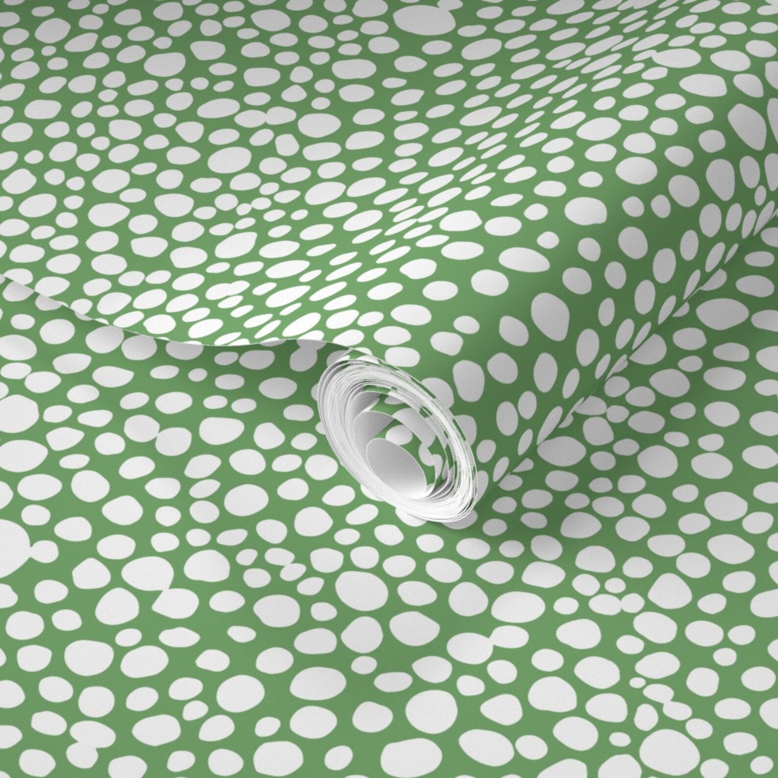 Animal Wallpaper Green Shagreen by Danika Herrick Green - Etsy
