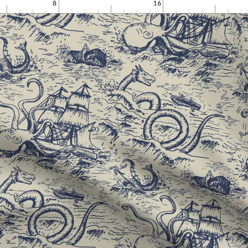 Nautical Blue Mythical - Etsy UK