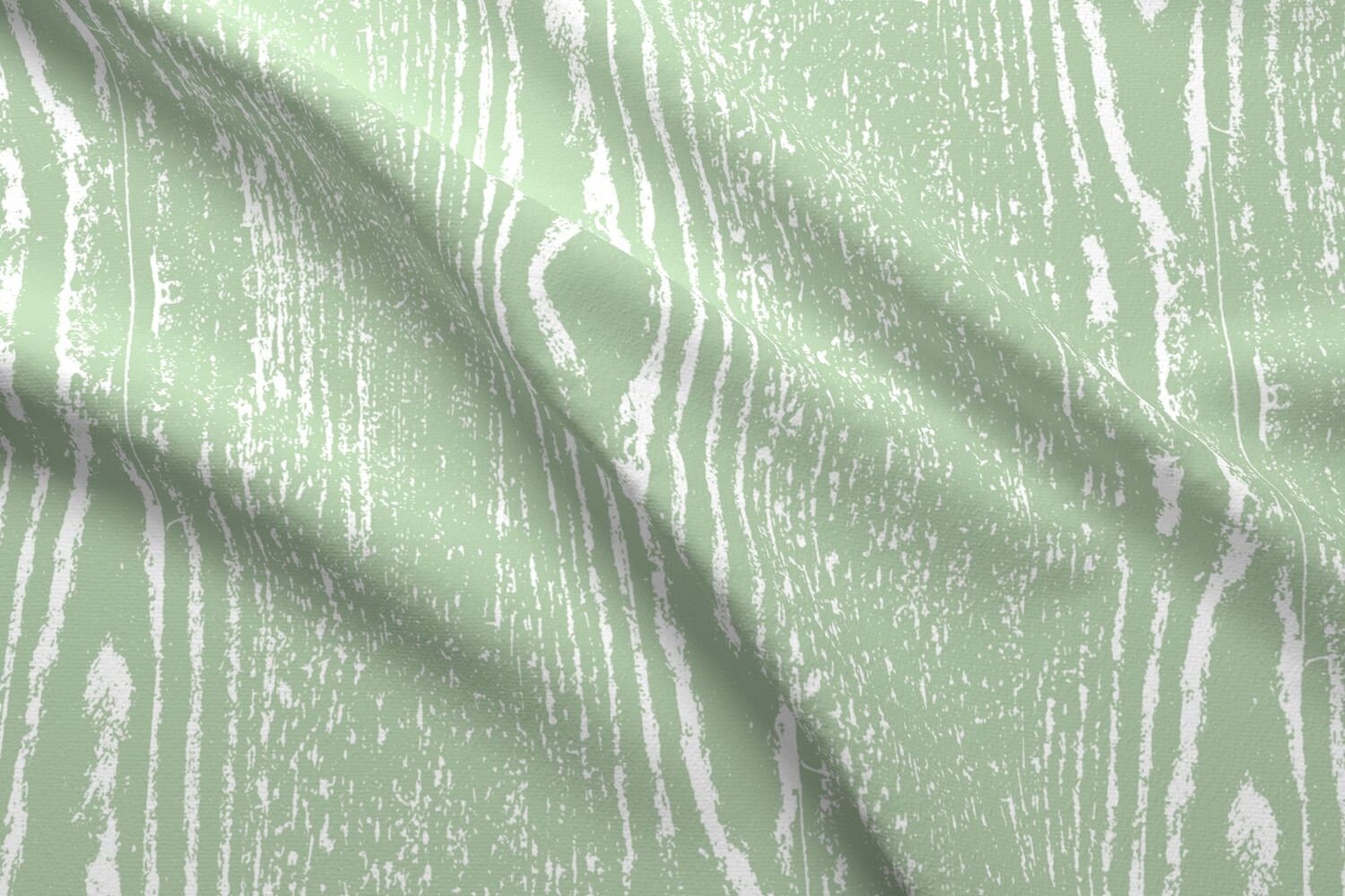 Green Wood Grain Fabric Wood Knot On Sage By | Etsy