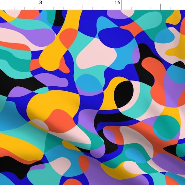 Vibrant Color Fabric - Etsy