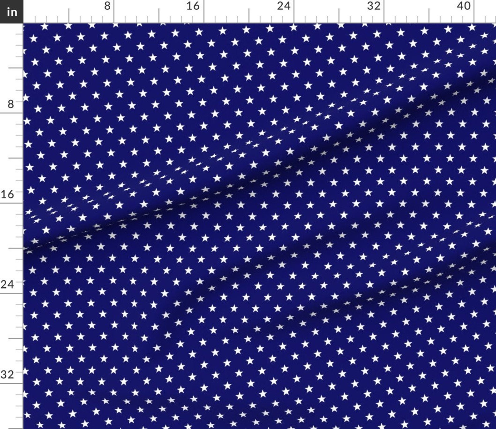 Patriotic Fabric Patriotic American Flag Blue and White - Etsy