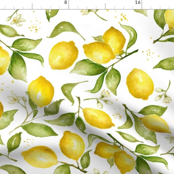 Lemon Fabric - Etsy