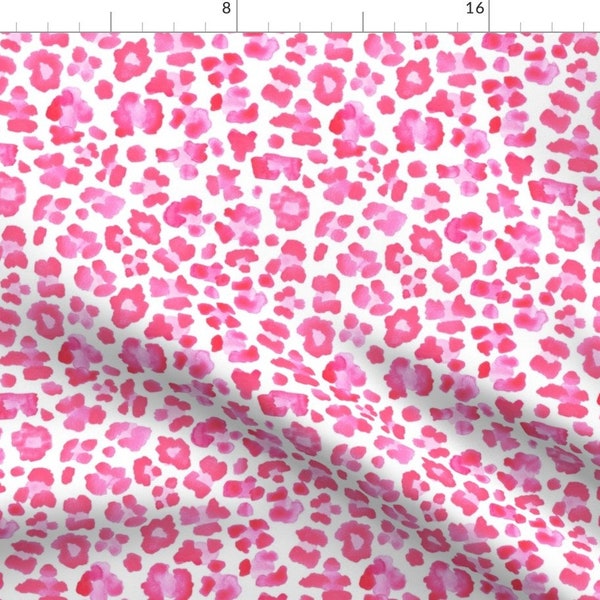 Pink Cheetah Fabric - Etsy