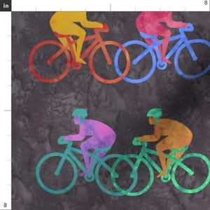 Painted Biking Fabric Bikers Dark Grey by Jvclawrence Race Wheels Tyres ...