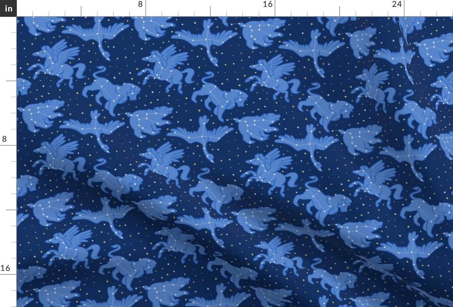 Constellation Fabric - Constellations by Laowti - Constellation Stars ...