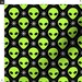 Alien Heads Fabric Alien Star by Shala Alien Heads Extraterrestrial ...