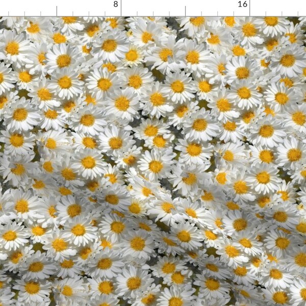 Daisy Fabric - Etsy
