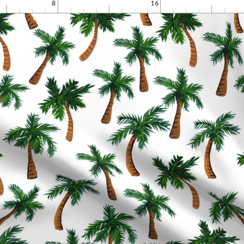Palm Tree Fabric - Etsy