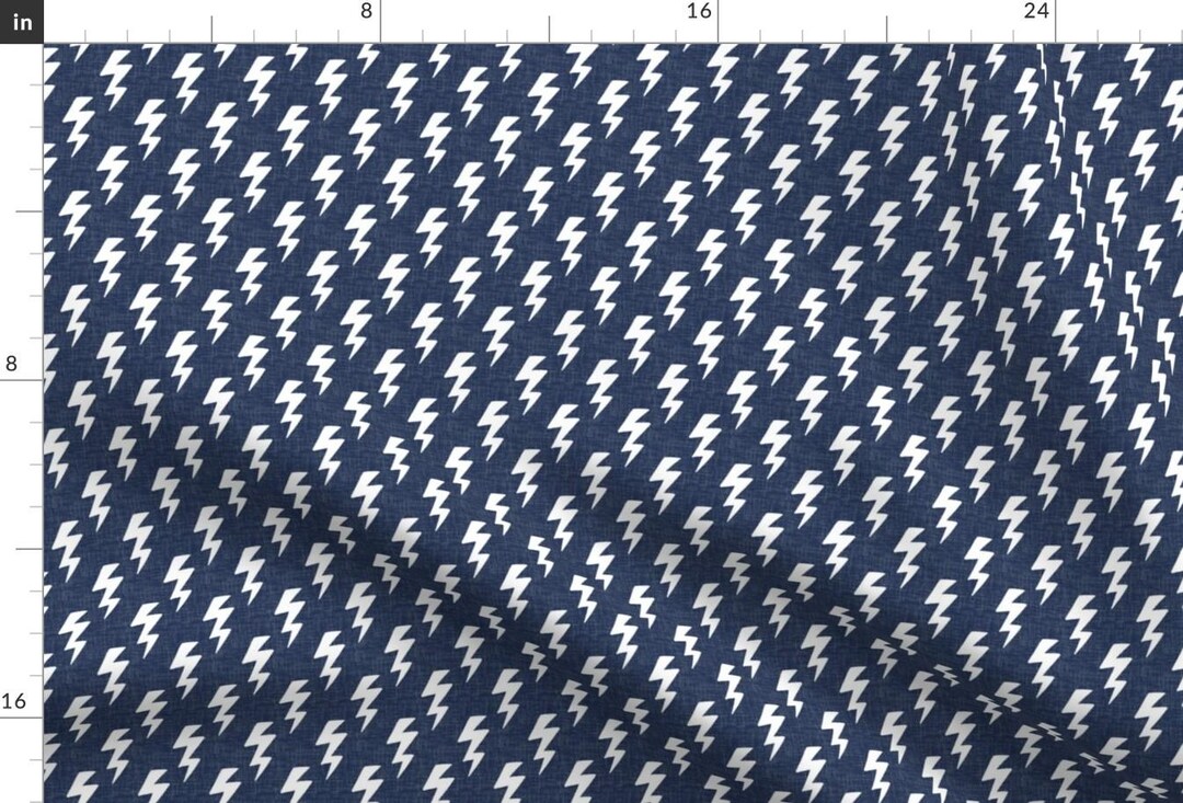 Electricity Fabric - Lightning Bolt by Scarlet_soleil - Lightning White ...