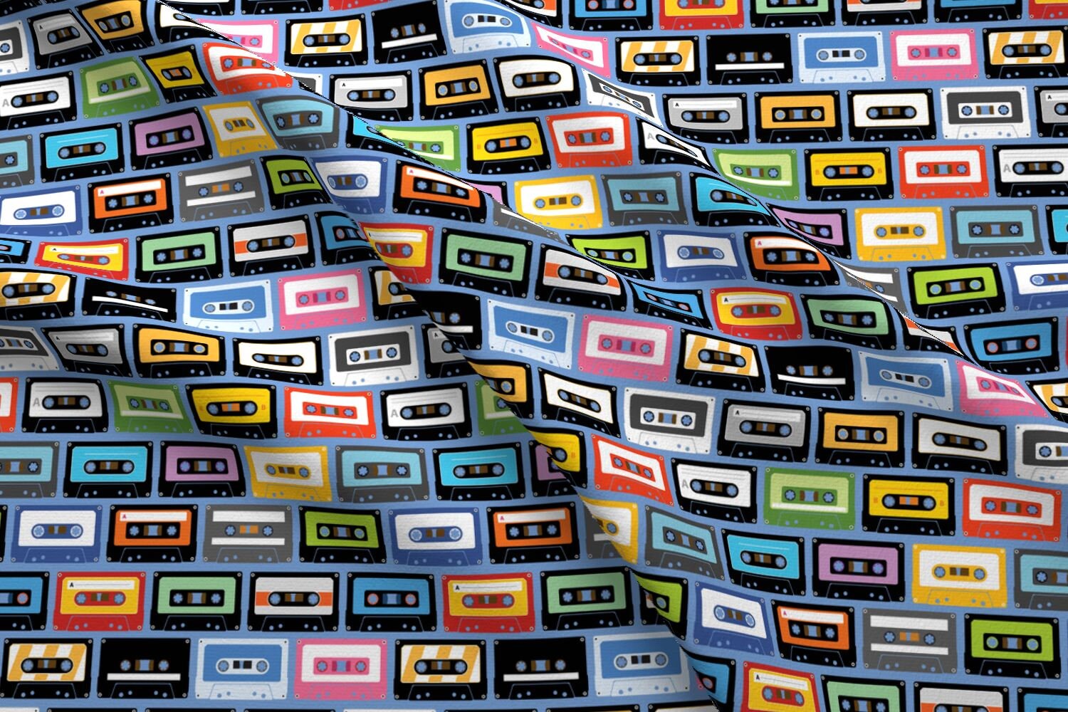 Cassette Tape Fabric Mixed Tapes By Sandityche Tape