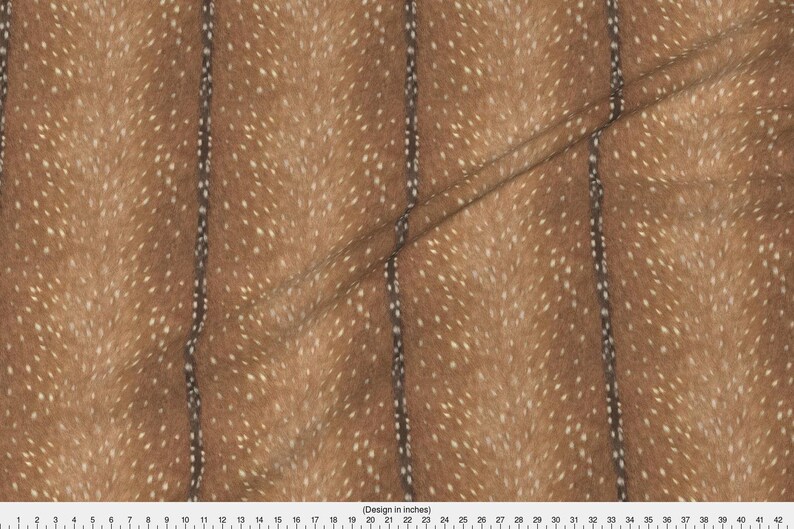 Fawn Fabric Deer Hide Fabric By Willowlanetextiles Fawn | Etsy