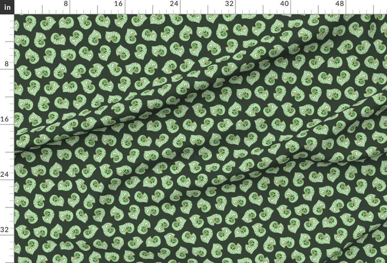 Chameleon Fabric - Baby Chameleons by Petitspixels - Chameleon Cotton ...