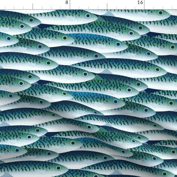 Fish Print Fabric - Etsy