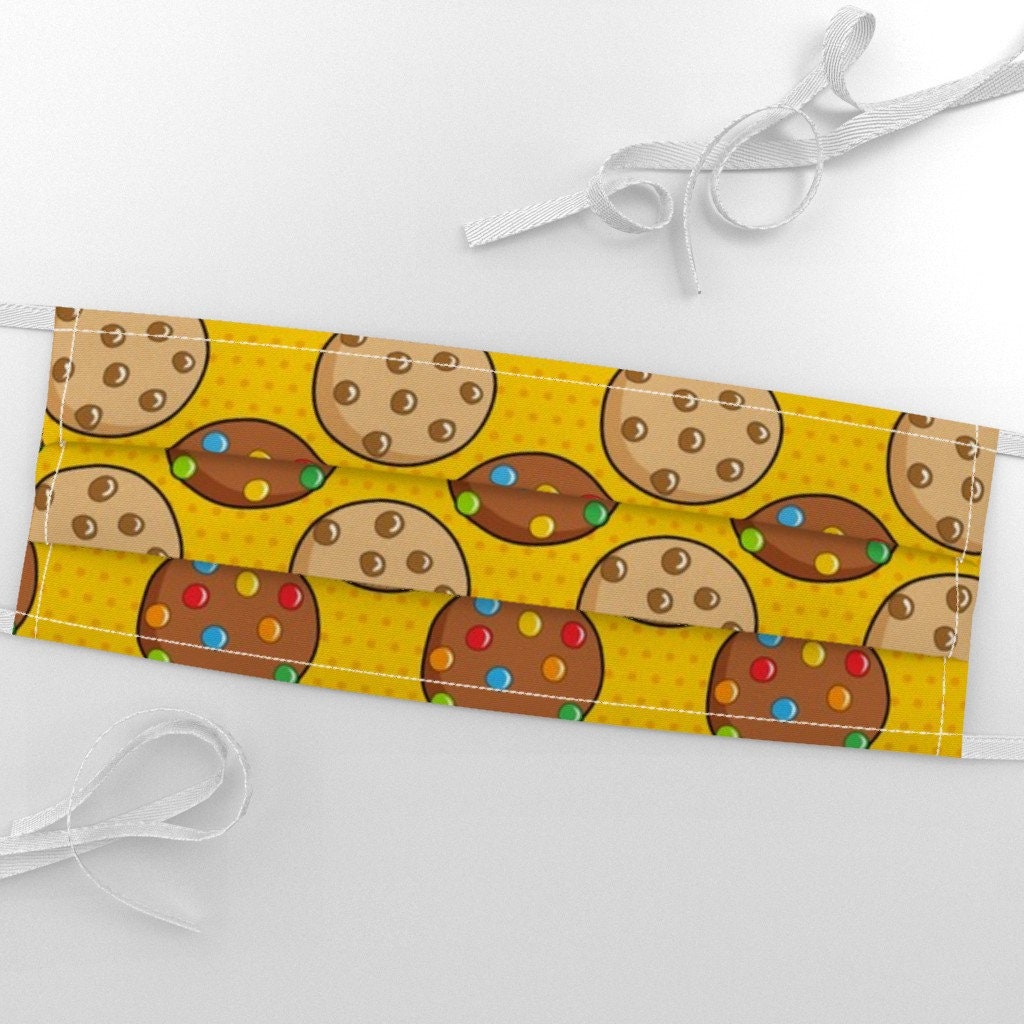 Spotted Cookies Fabric Pop Art Cookies by Mia Valdez | Etsy