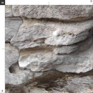 Stone Fabric - Stone Walled by Peacoquettedesigns - Faux Stone Rock ...