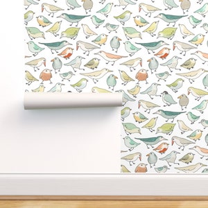 Bird Wallpaper Birds Outside My Window By Johannak Bird | Etsy