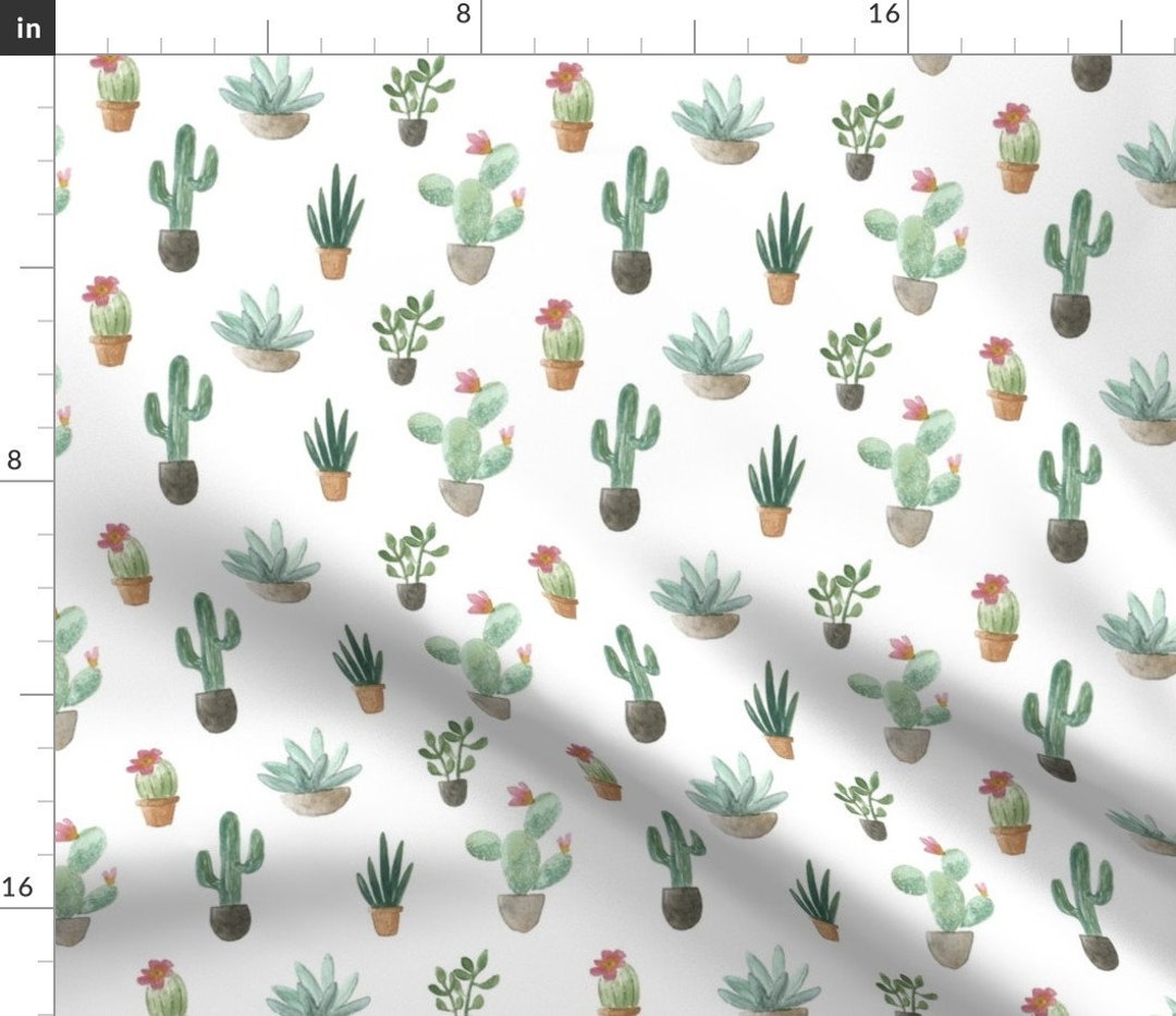 Cacti Collection Fabric Potted Cacti by Bluebirdcoop Minimalist ...