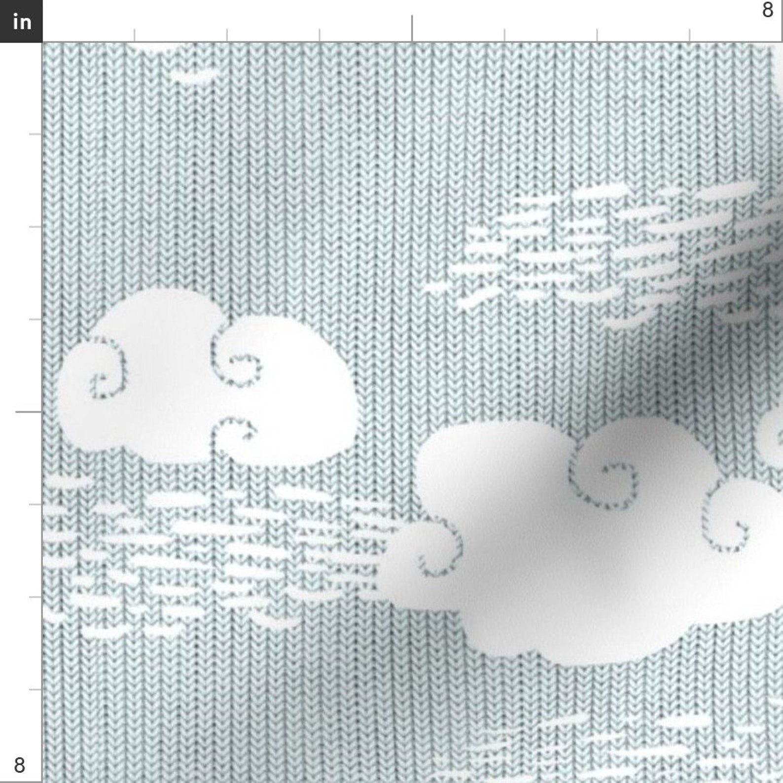 Clouds Fabric Clouds Custom Fabric By Nouveau Bohemian | Etsy