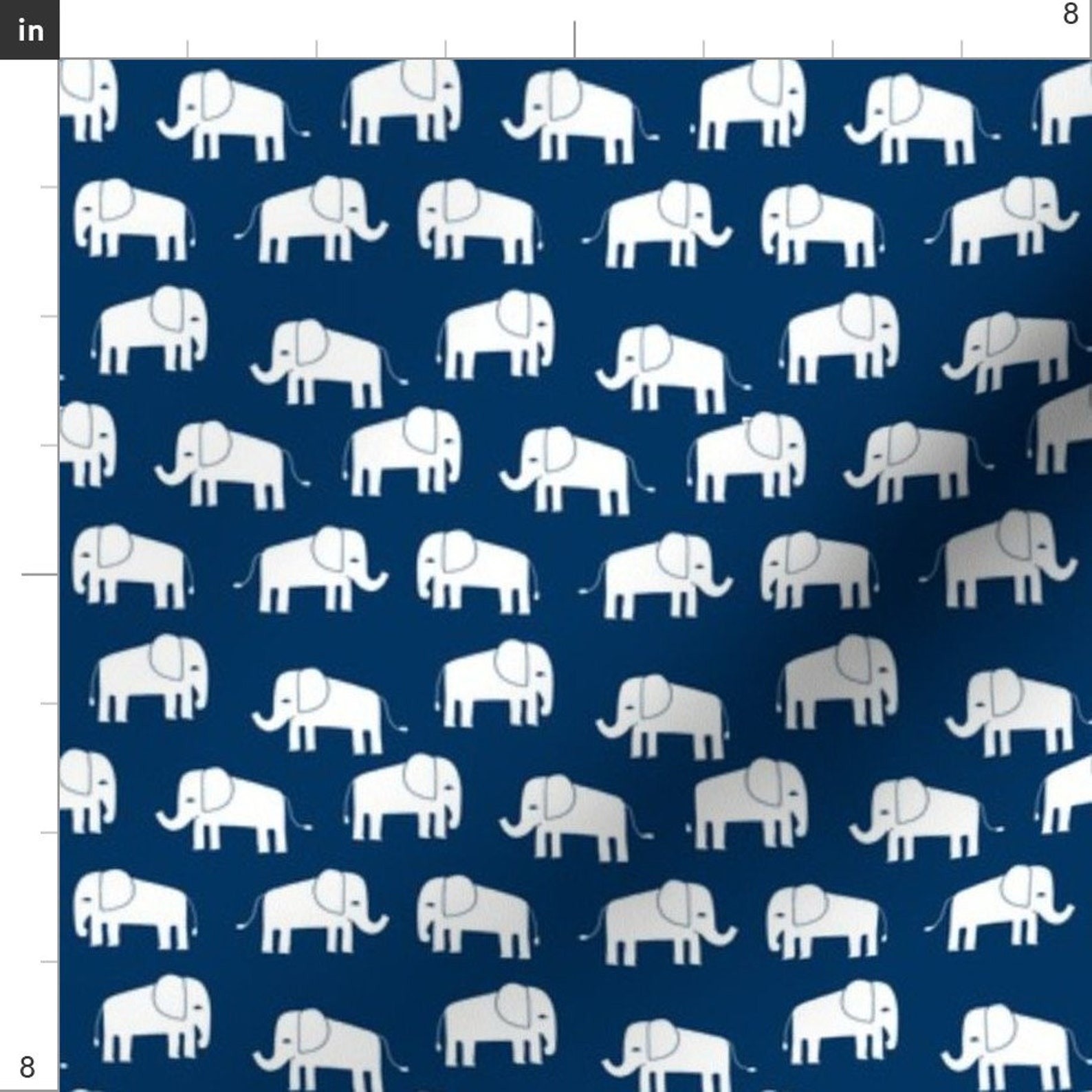 Elephant Fabric Elephant Fabric Elephants Baby Nursery - Etsy