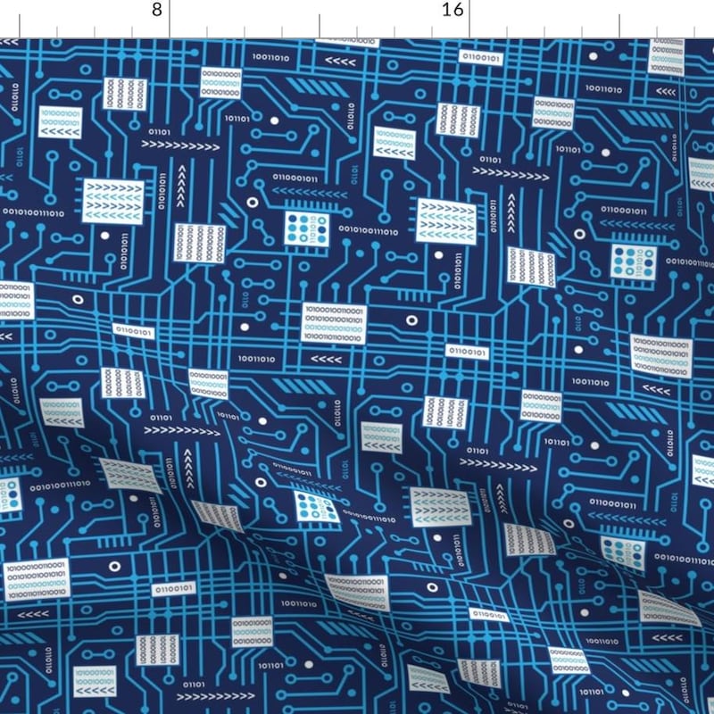 Techno Fabric - Etsy