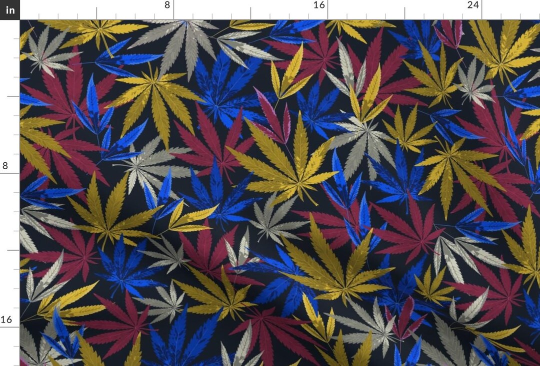 Marijuana Fabric - Marijuana Leaves by Mariafaithgarcia - Marijuana ...