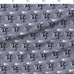 Spooky Vampires Fabric Lonely, I'M Mr. Lonely by Vo Aka Virginiao ...