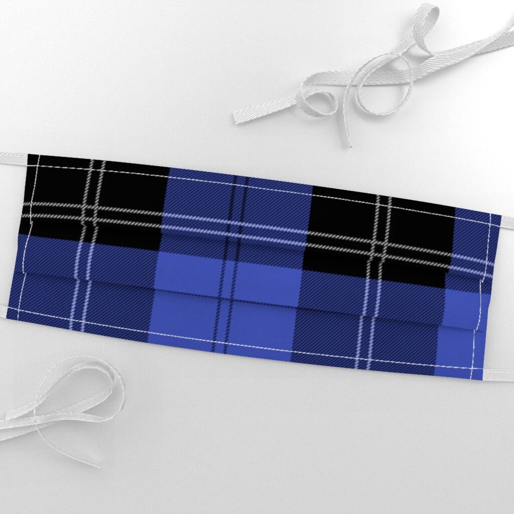 Ramsay Plaid Fabric Ramsay Hunting Tartan in Blue by | Etsy