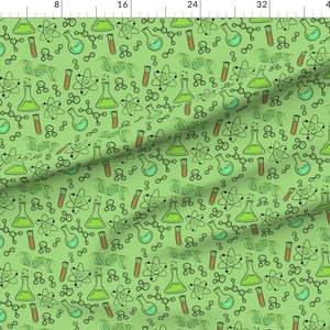 Science Fabric Science Lab by New Earth Baby Science Atom | Etsy
