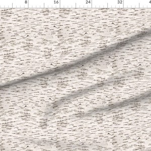 Tree Bark Fabric Birch Bark by Willowlanetextiles Cotton & - Etsy