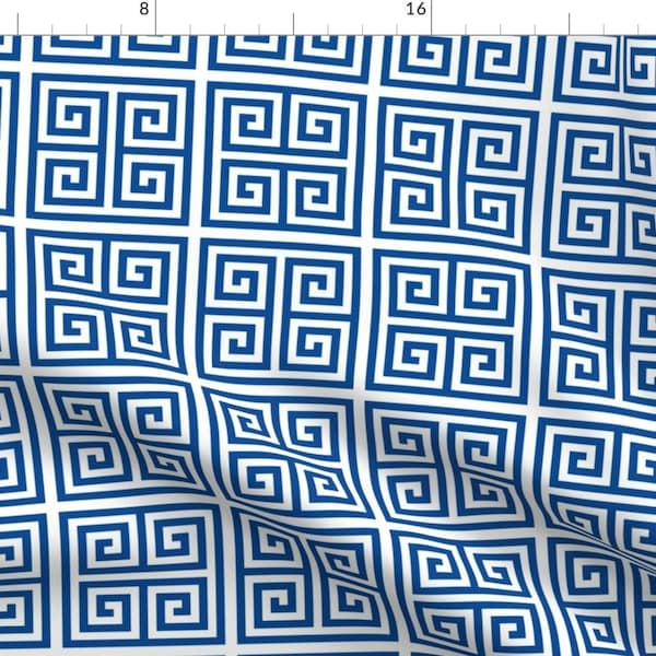 Greek Key Fabric - Etsy