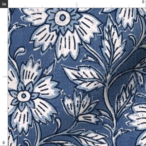 Bohemian Upholstery Fabric- Boho Block Print by Allegramckenziedesigns ...