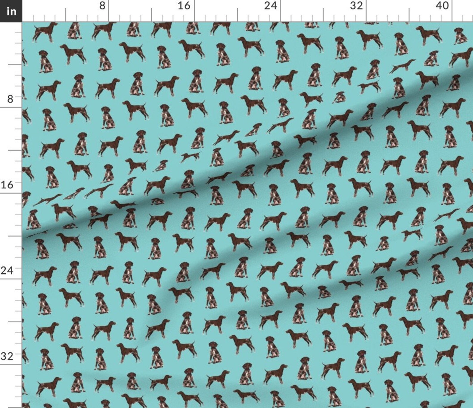 German Shorthaired Fabric German Shorthaired Pointer Fabric - Etsy