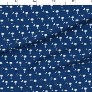 South Carolina Fabric South Carolina Flag With 2 Trees by Flagfabric ...
